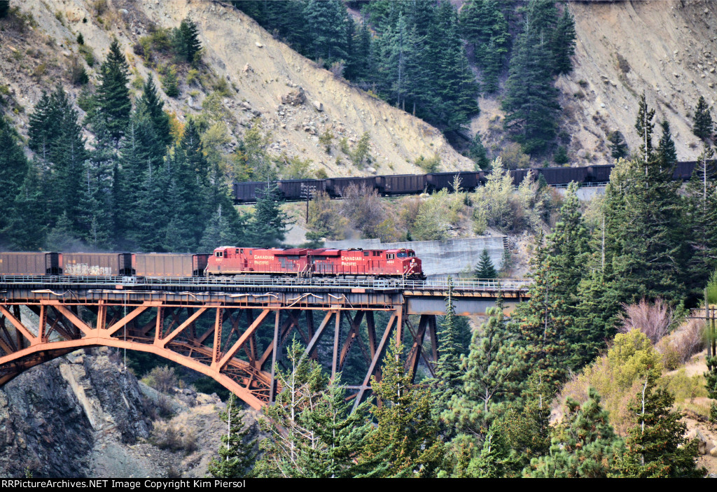 CP 8637 WB CN Ashcroft Sub at Cisco Bridges